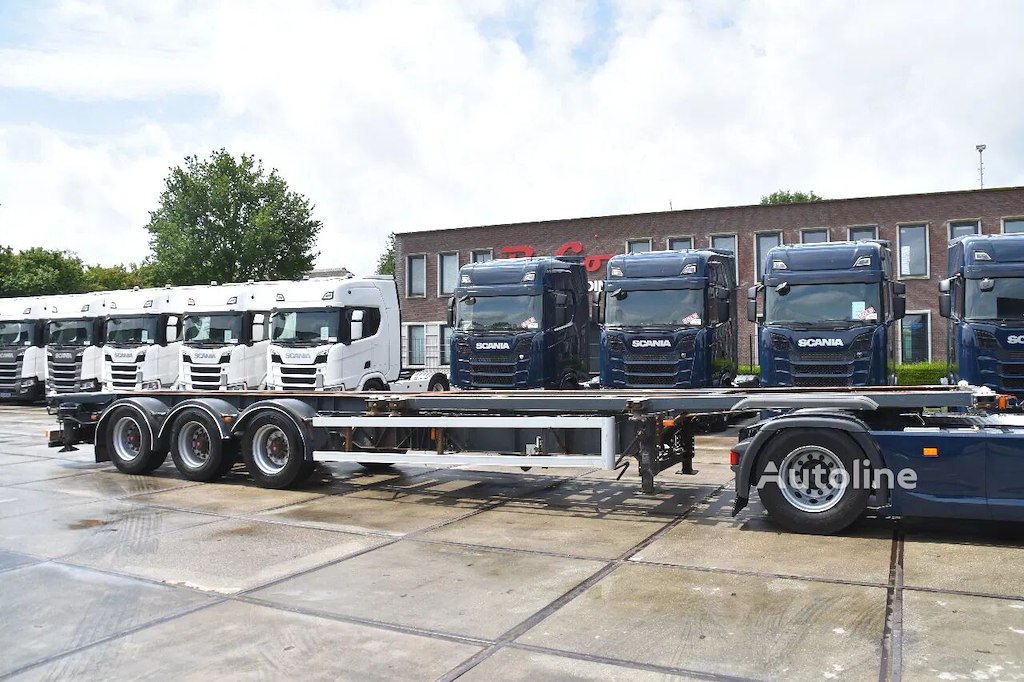 GS - TIPPING CONTAINERCHASSIS - ALL CONNECTIONS - SAF AXLES - D poluprikolica za prevoz kontejnera