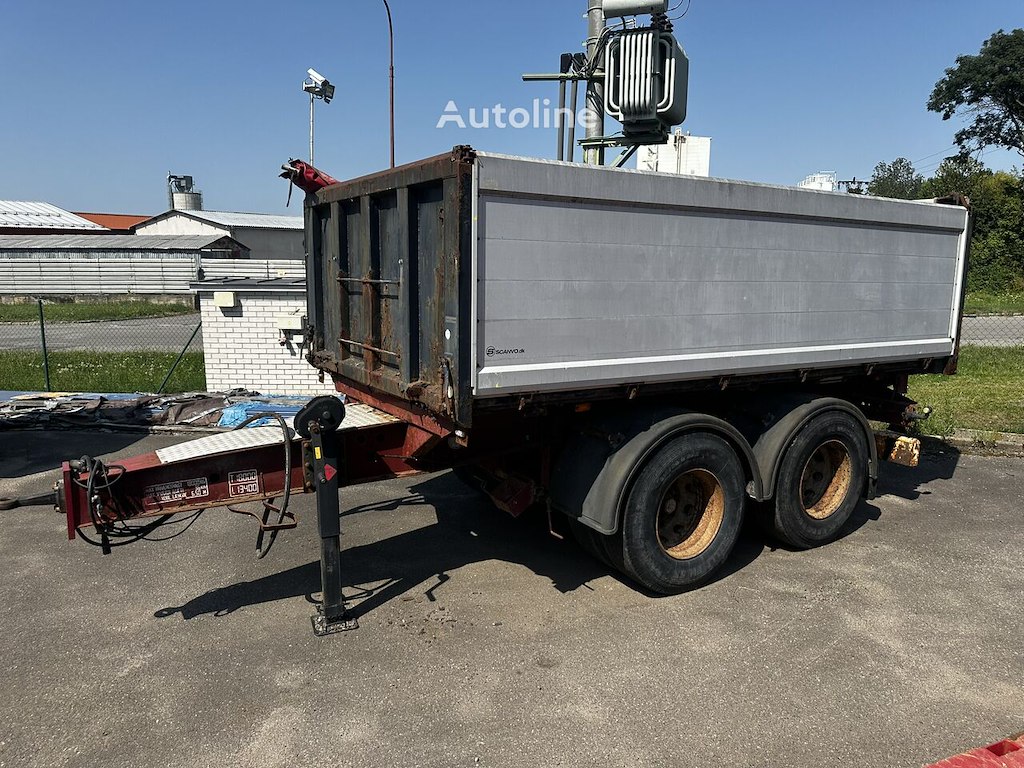 Kel-Berg 2axle trailer, 3 side unload prikolica kiper