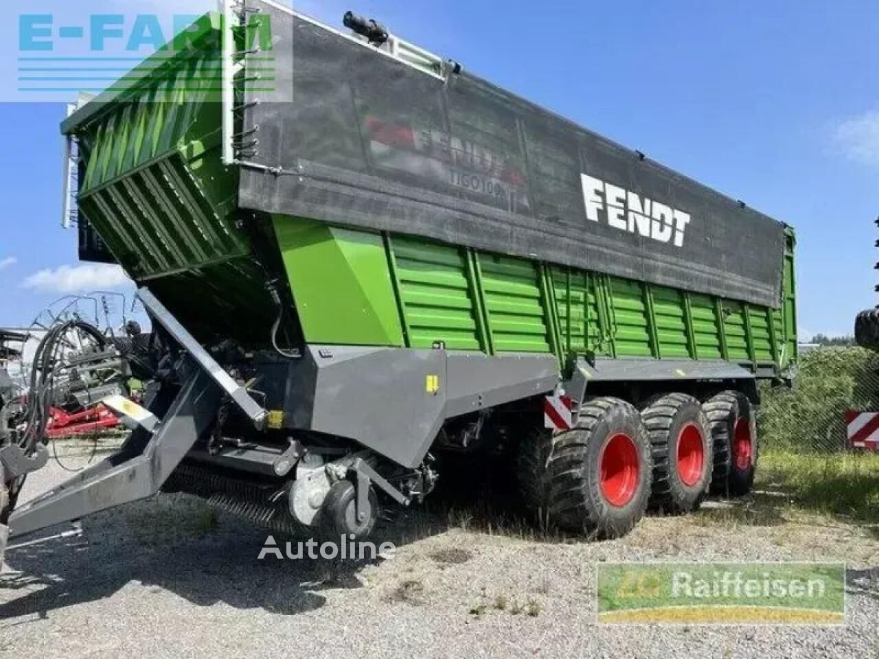 Fendt tigo 100 xr prikolica platforma