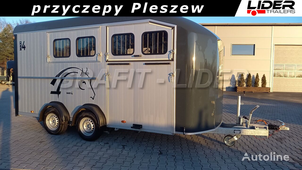 Nova Cheval Liberté CL-90SSa trailer for 4 horses MAXI 4, SZYBERDACH x 2, DMC 3500kg prikolica za prevoz konja