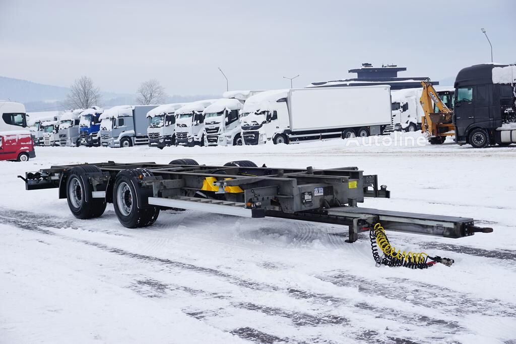 H&W TANDEM / BDF / 7,15 , 7,45 , 7,82 M / MEGA / OŚ PODNOSZONA prikolica šasije