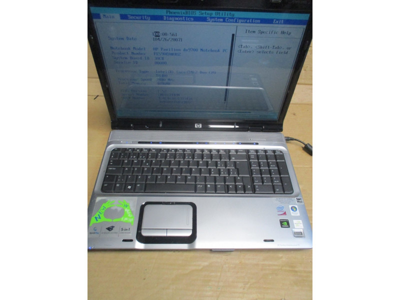 14.HP Pavilion dv9700 odlican laptop 17inca