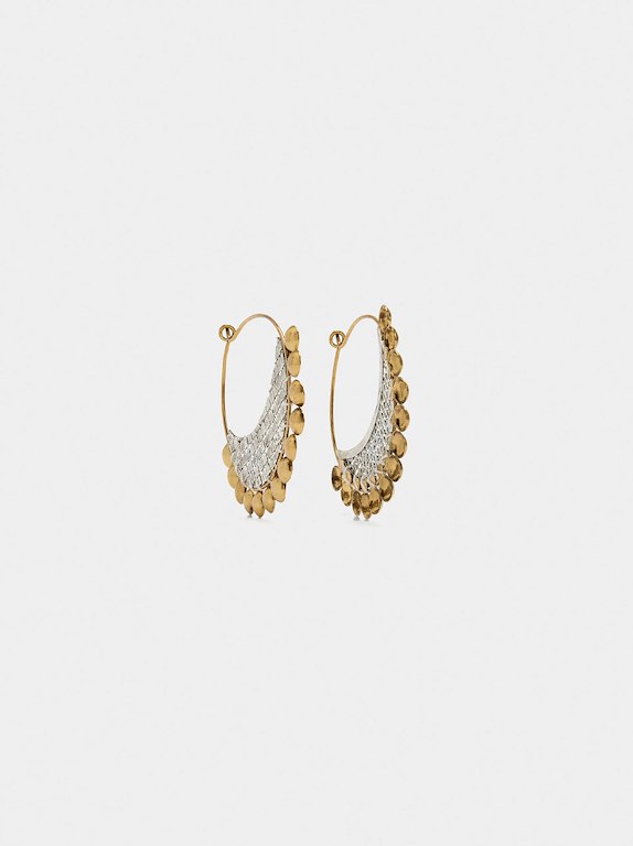 MAXI HOOP EARRINGS WITH SPHERES