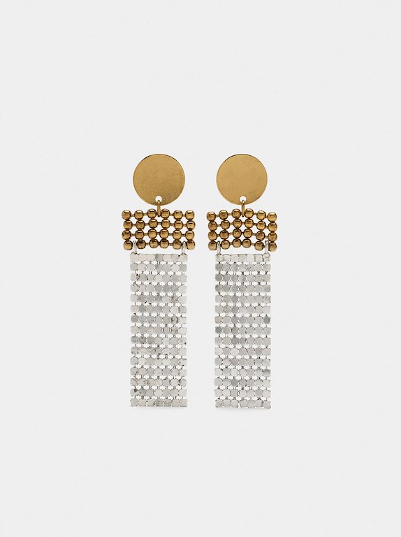 MAXI LONG EARRINGS WITH SPHERES