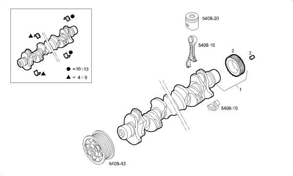 99438979 kolenasto vratilo za IVECO Stralis kamiona