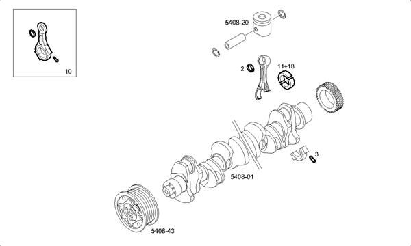 504028545 klipnjača za IVECO Stralis kamiona