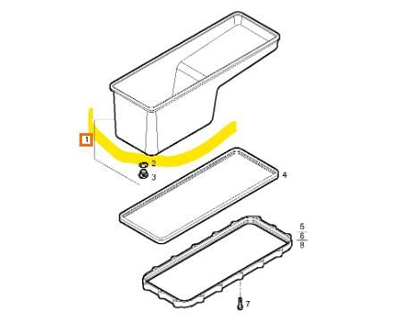 101979 korito za ulje za IVECO Stralis kamiona