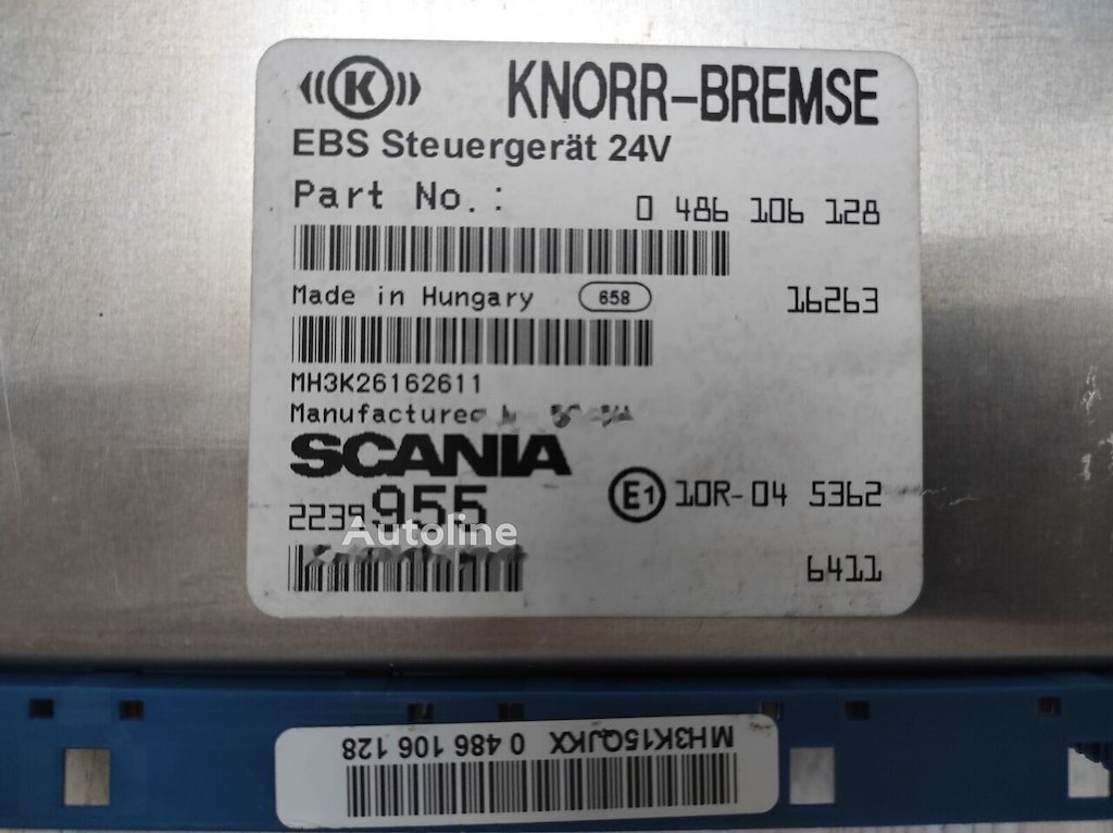 Knorr-Bremse 1752449 upravljačka jedinica za Scania kamiona