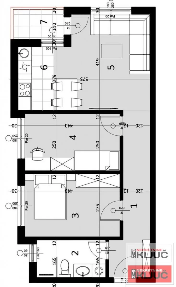 SREMSKA KAMENICA, 60m2, Trosoban sa pdv, Izgradnja, Vila