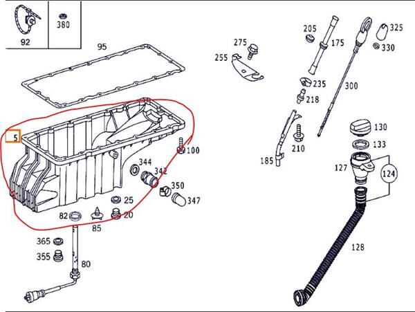 A 906 010 11 13 korito za ulje za Mercedes-Benz 2628GL/NLA6X2/4 3900 kamiona