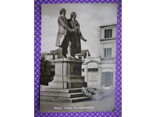 Weimar- Gete i Šilerdenkmal spomenik