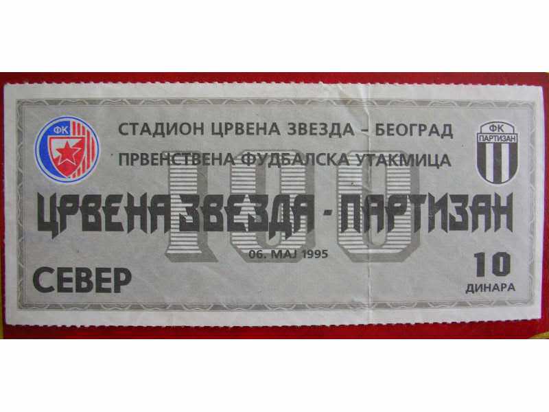 Crvena Zvezda-Partizan 1995,100-ti derbi