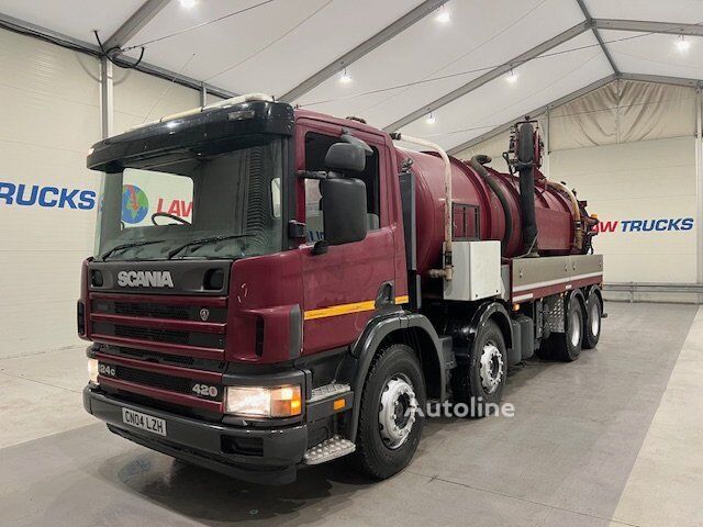 Scania 124 420 8x4 Day Cab Vacuum Tanker autofekalac
