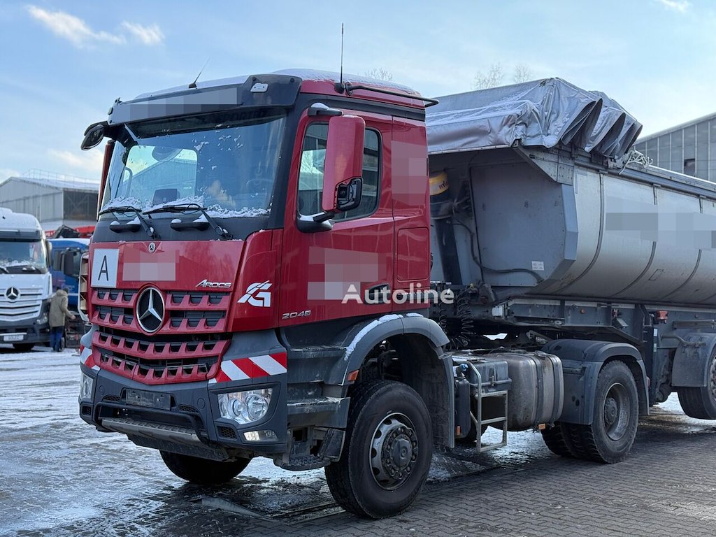Mercedes-Benz AROCS 2046 4x4 EURO6 CIĄGNIK SIODŁOWY Z HYDRAULIKĄ WYWROTU tegljač