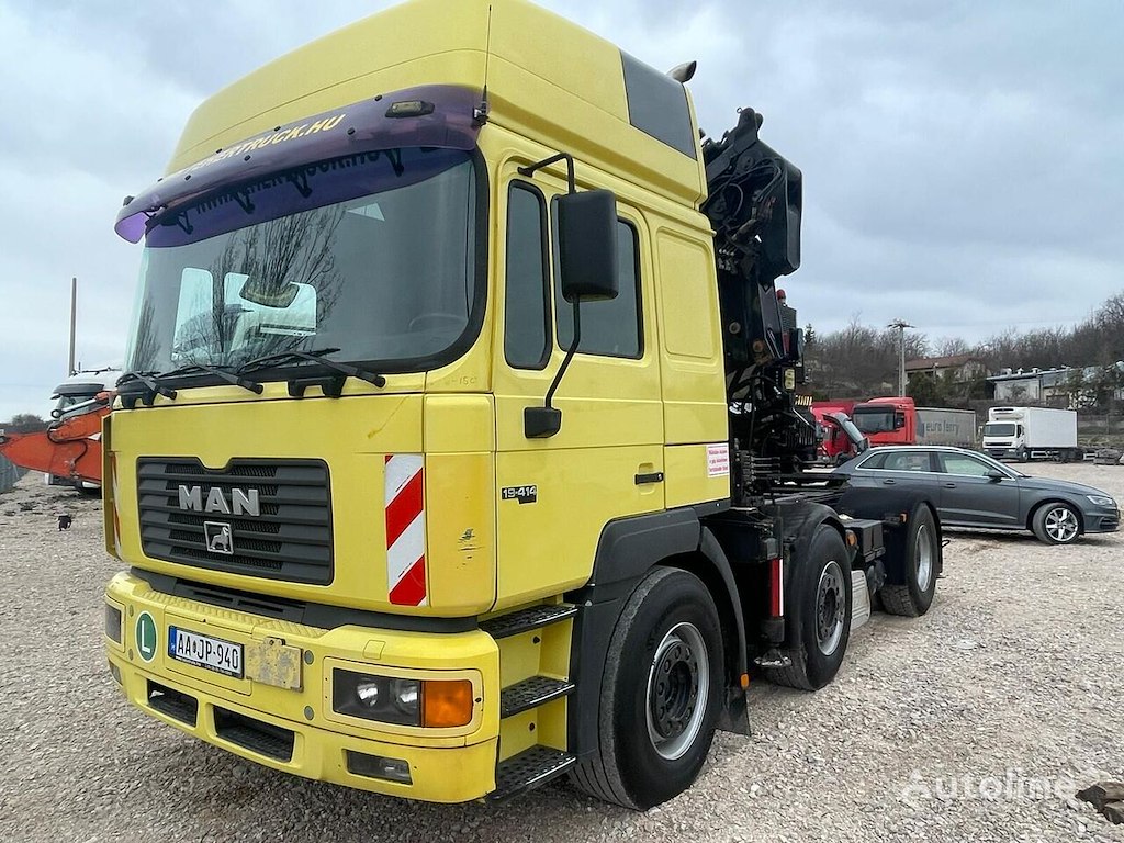 MAN F2000 410 / Hiab 330-3 + JIB 90 tegljač
