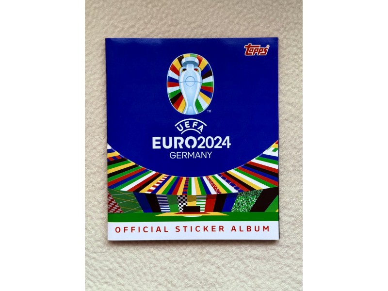Album Euro 2024 topps kompletan