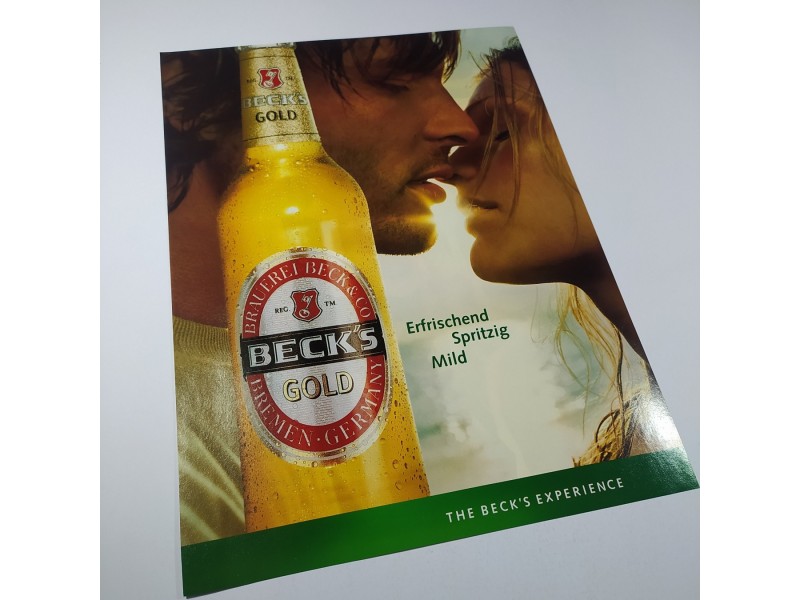 Beck's Gold pivo (Reklama)