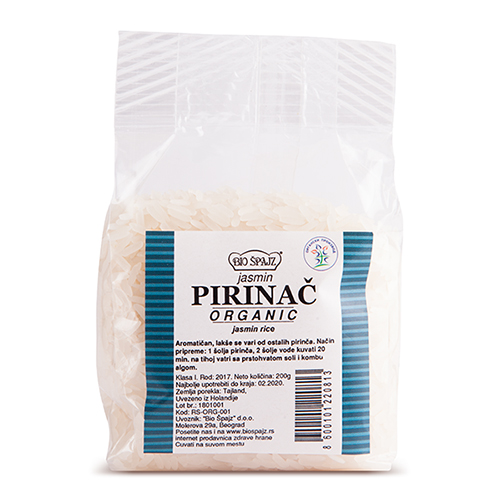 Pirinač jasmin 200g (organski)