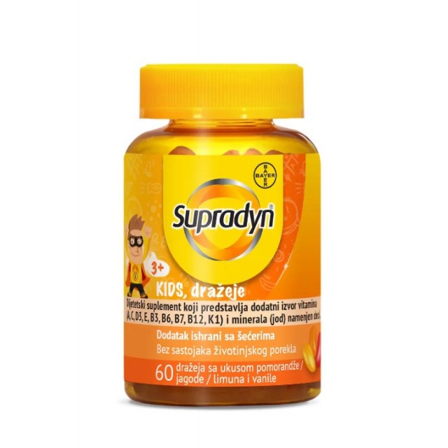 Supradyn Kids multivitaminski suplement za decu 60 dražeja