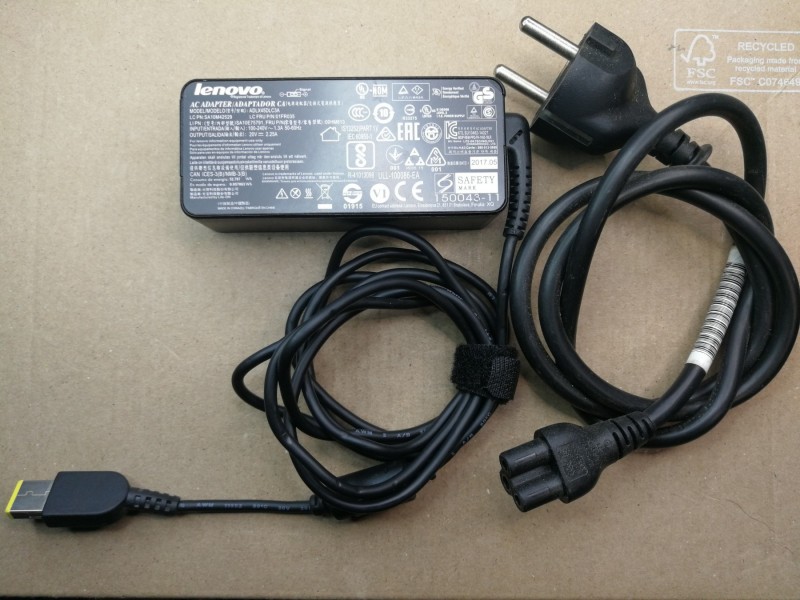 Adapter Lenovo ADLX45DLC3A 20V --- 2,25A 45W