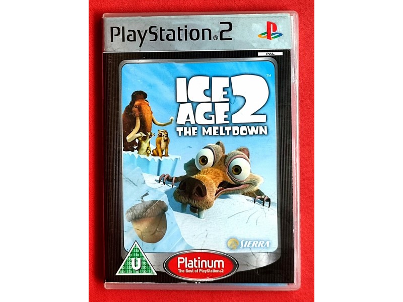 ICE AGE 2 the Meltdown UK - PLatinum PS2 Originalna I
