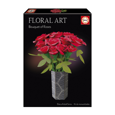 3D Puzla - Floral Art, Ramo Rosas
