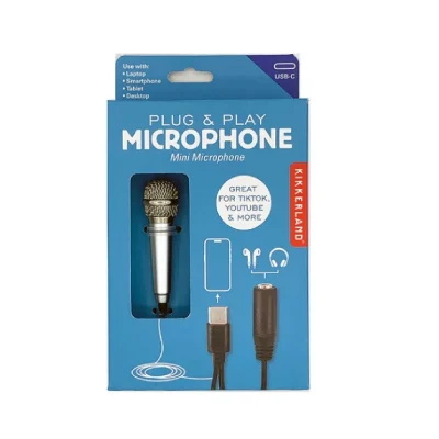 Mini mikrofon - Plug and Play