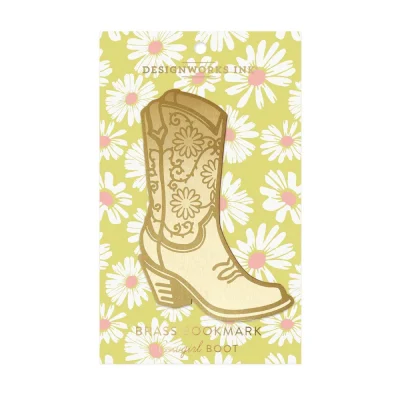 Bukmarker - Brass, Cowgirl Boot