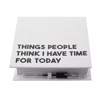 Blokčić - Now or Never, Things People Think I Have Time For Today