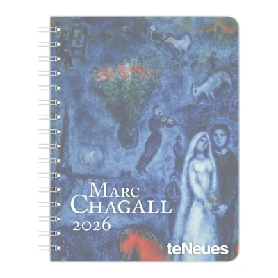 Datumirana agenda 2026 - Marc Chagall, Deluxe, Wiro, 17x22 cm