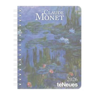 Datumirana agenda 2026 - Claude Monet, Deluxe, Wiro, 17x22 cm