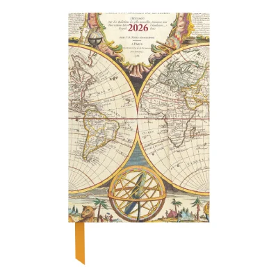 Datumirana agenda 2026 - Antique Maps, Magneto, 10x15 cm
