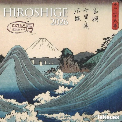Zidni kalendar 2026 - Hiroshige, 30x30 cm