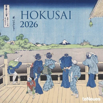 Zidni kalendar 2026 - Hokusai, 30x30 cm