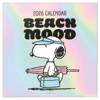 Zidni kalendar 2026 - Snoopy, Movies, 30x30 cm