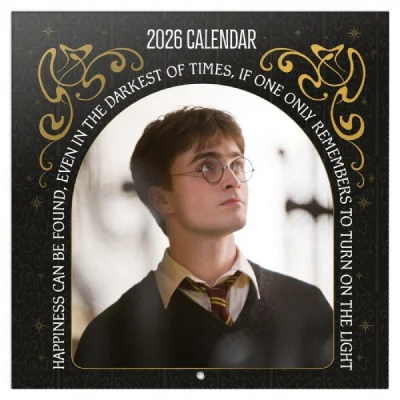 Zidni kalendar 2026 - Harry Potter, Movies, 30x30 cm