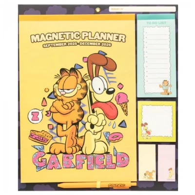 Zidni planer - 2025/2026, Garfield , with Magnet