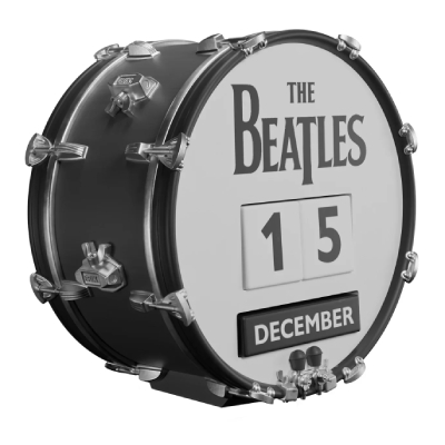 Kalendar Perpetual - The Beatles, 3D
