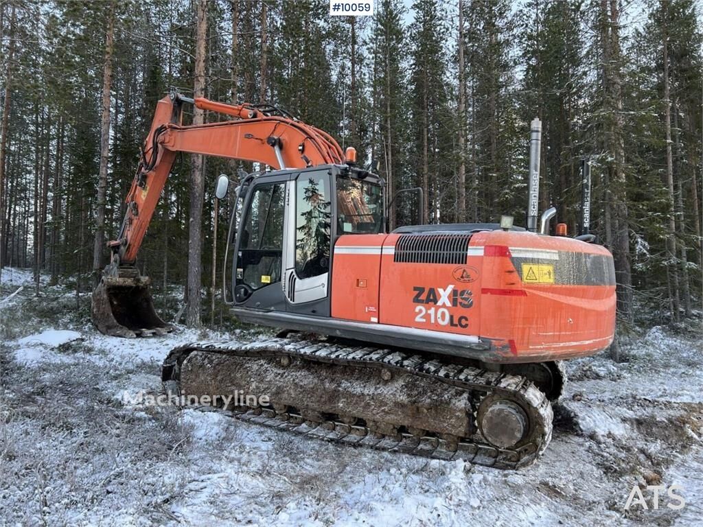 Hitachi ZX210LC-3 Excavator with rotor and tooth bucket bager guseničar