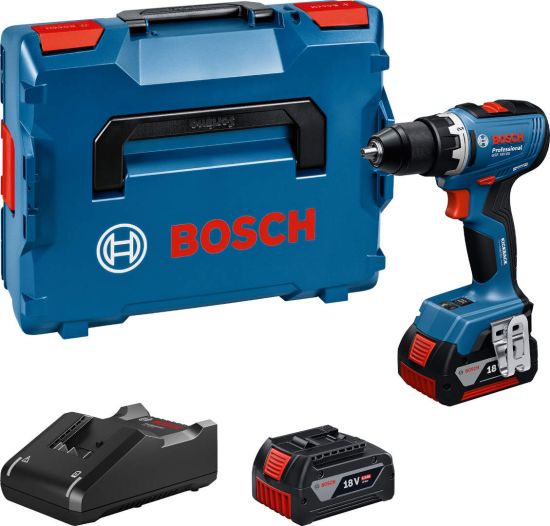 Akumulatorska bušilica - odvrtač Bosch GSR 18V-65; 18V; 2x5,0Ah + L-BOXX 136 (06019N3203)