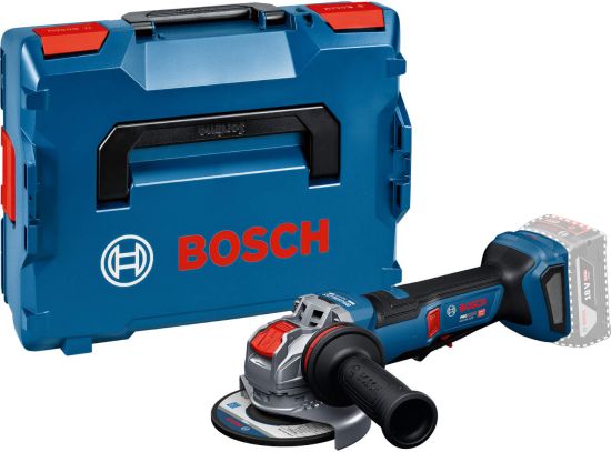Akumulatorska ugaona brusilica Bosch GWX 18V-11 PS Solo; 125 mm; bez baterije i punjača + L-BOXX (06019N4400)