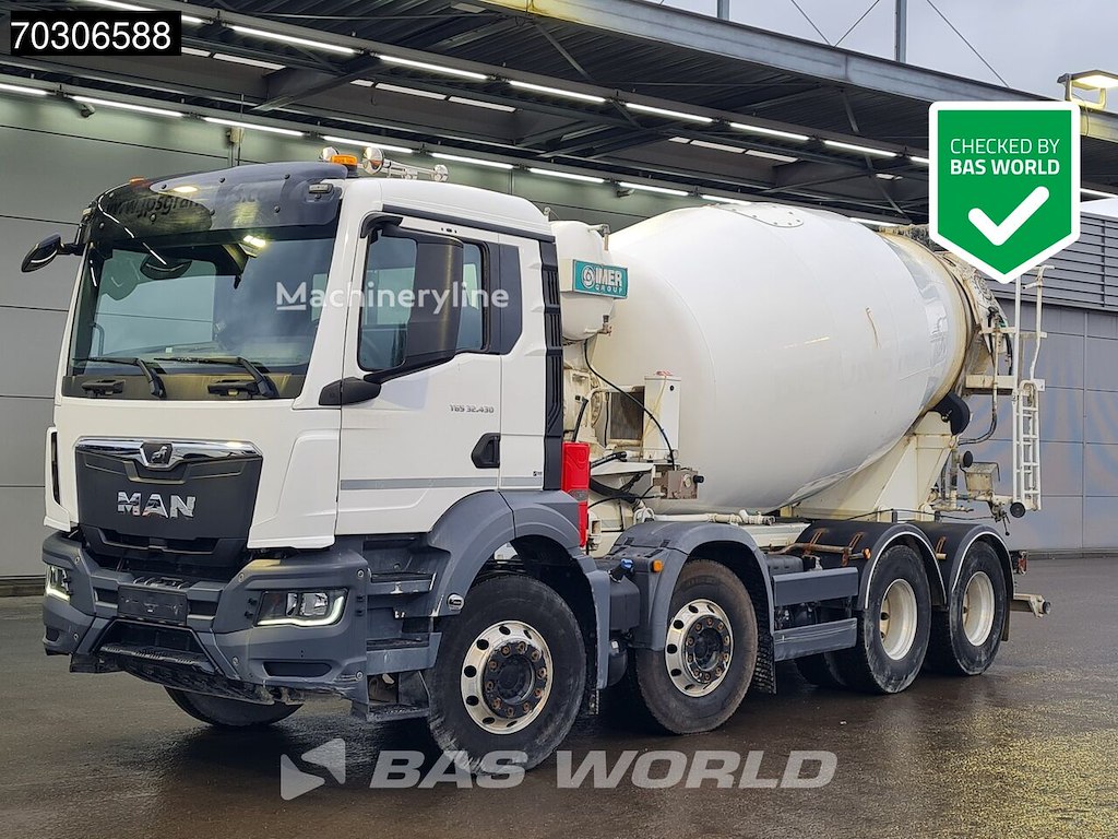 MAN TGS 32.430 TGS 8X4 9m3 Imer LT 9-7 HSL Mixer Steelsuspension Aut kamion s mešalicom za beton