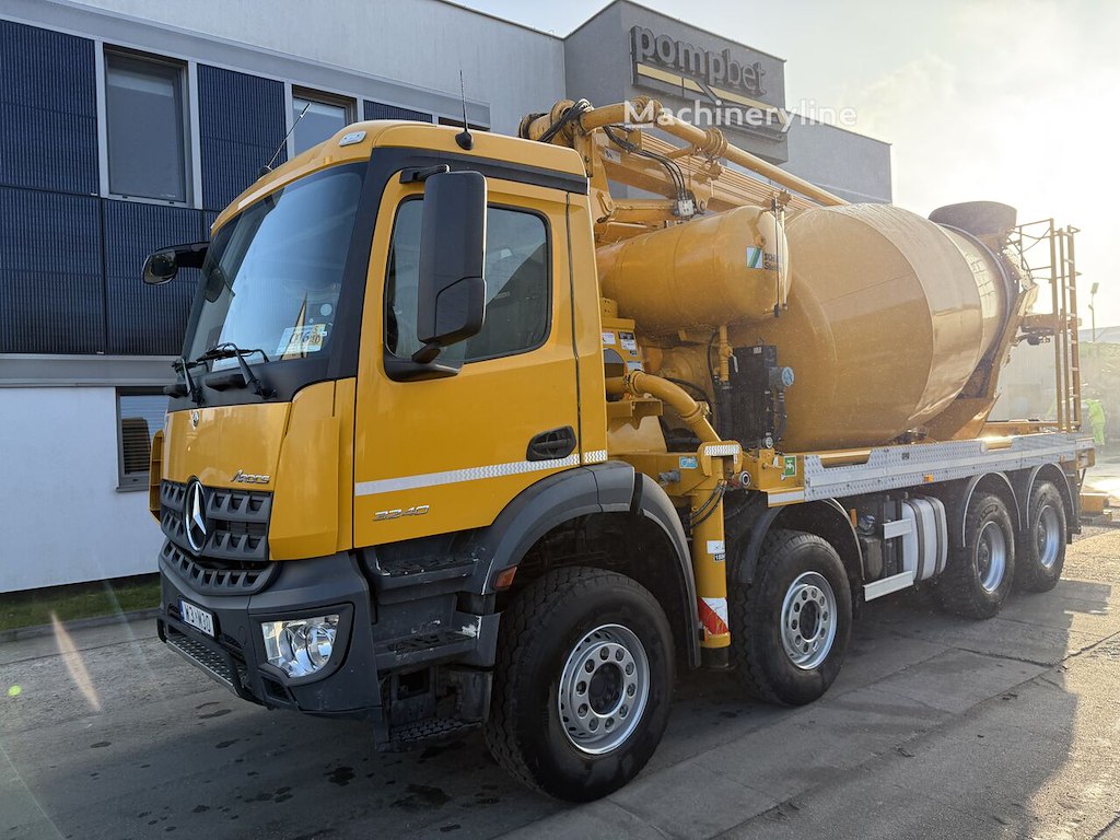 Schwing 3RZ27 na šasiji Mercedes-Benz Arocs 3740 pumpa za beton