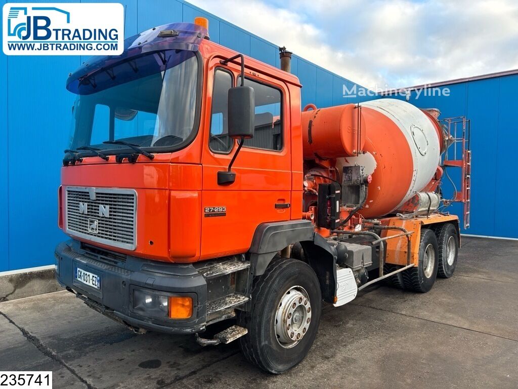 MAN 27 293 6x4, Manual transmission, Steel suspension kamion s mešalicom za beton
