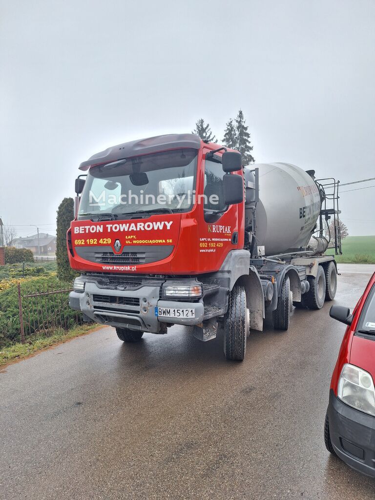 Renault Kerax system wymienny betonomieszarka , wywrotka kamion s mešalicom za beton