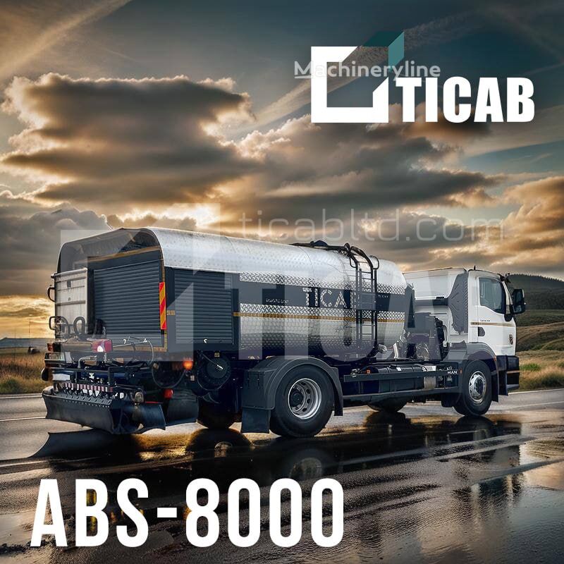 Nova TICAB Manufacturer, Autonomous Bitumen Sprayer, Asphalt Sprayer, 8000 prskalica bitu-emulzije