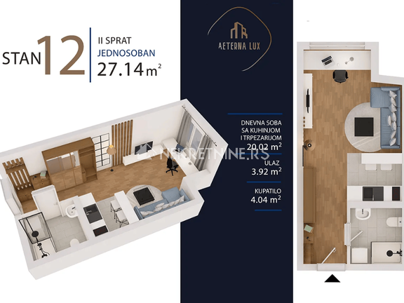 Novi Sad , Temerinski Put 51 ,2 SPRAT - 27.14m2