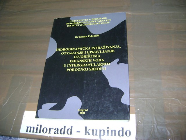 Hidrodinamička istraživanja,otvaranje i upravljanje izo