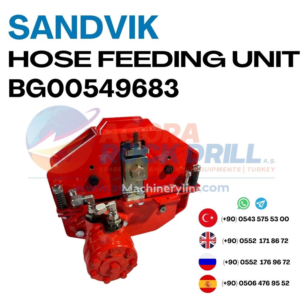 Hose Feeding Unit Sandvik BG00549686 BG za opreme za bušenje