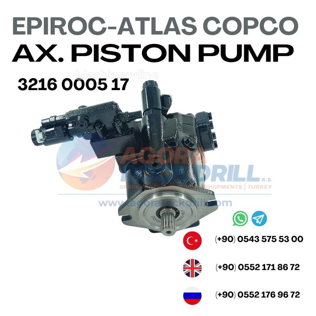 Epiroc 3216000517 3216 aksijalna klipna pumpa za građevinske mašine